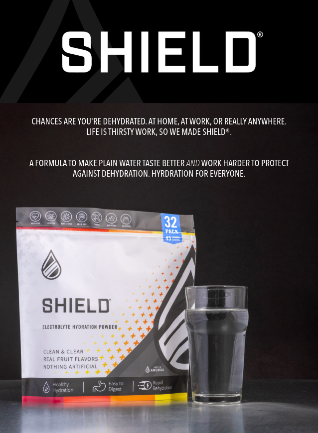 About: SHIELD® Always-On Electrolyte Hydration | Sword Performance
